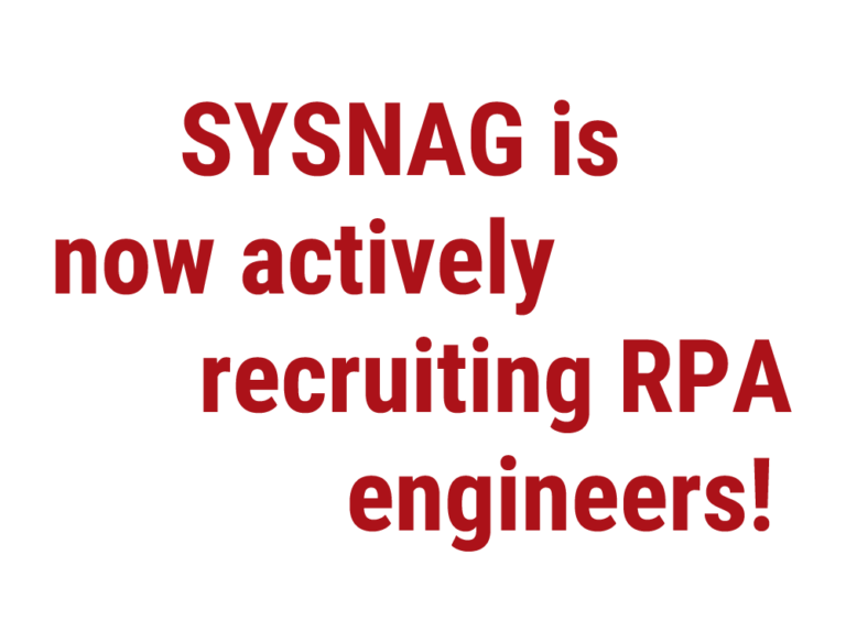 【採用情報】RPAエンジニア - 株式会社SYSNAG